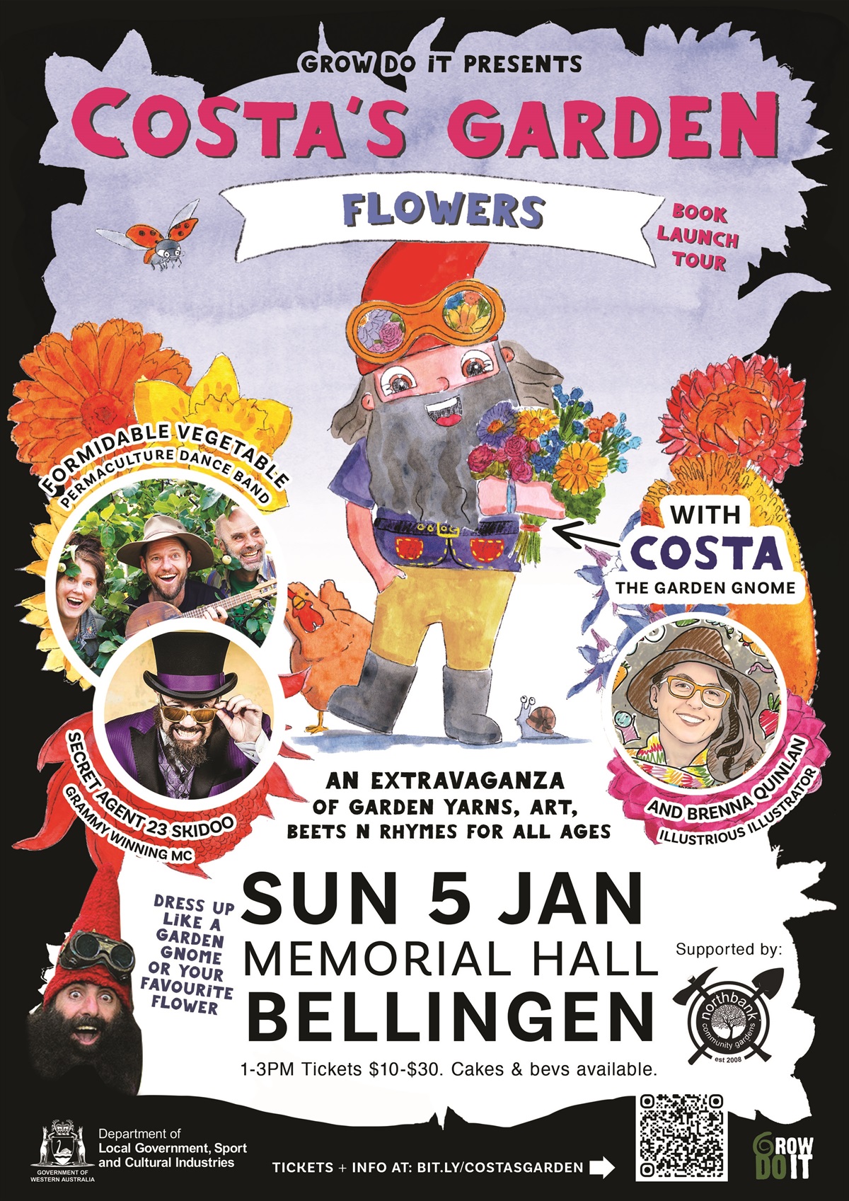 Costa's Garden Book Launch Website title